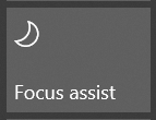 Focus Assist within Windows