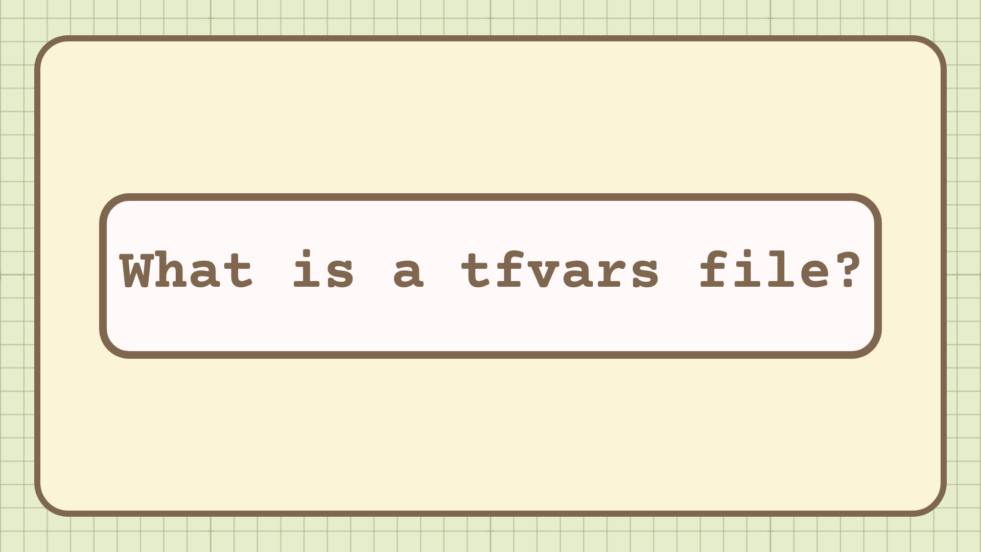 What is a tfvars file in Terraform and how do you use it? - Argon Systems