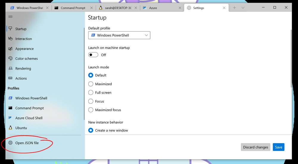 Customise Windows Terminal