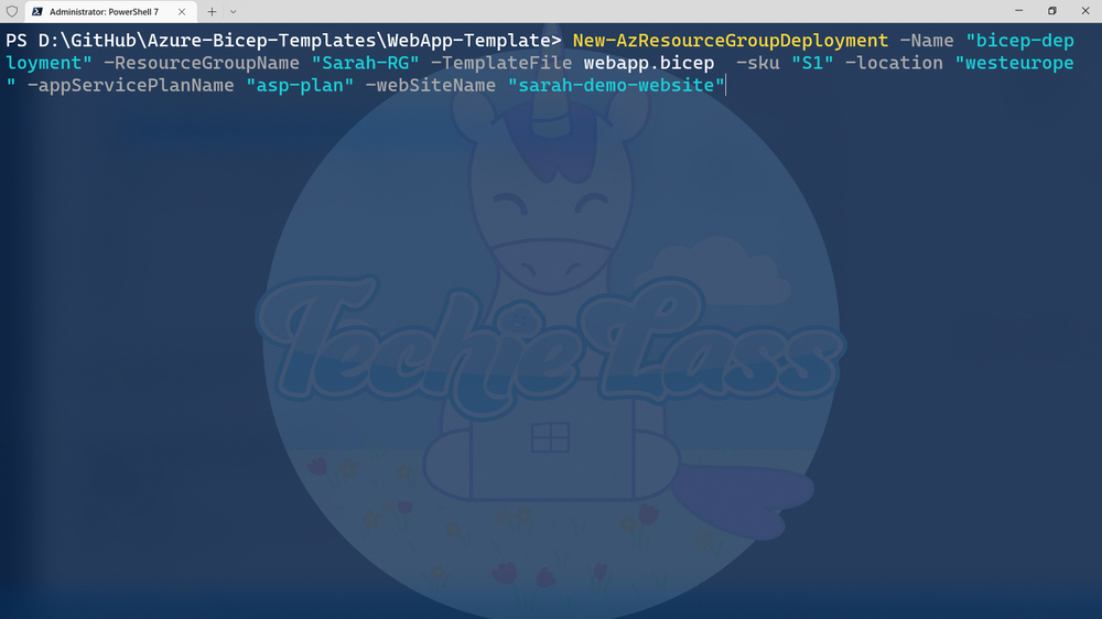 Create your first Azure Bicep Template
