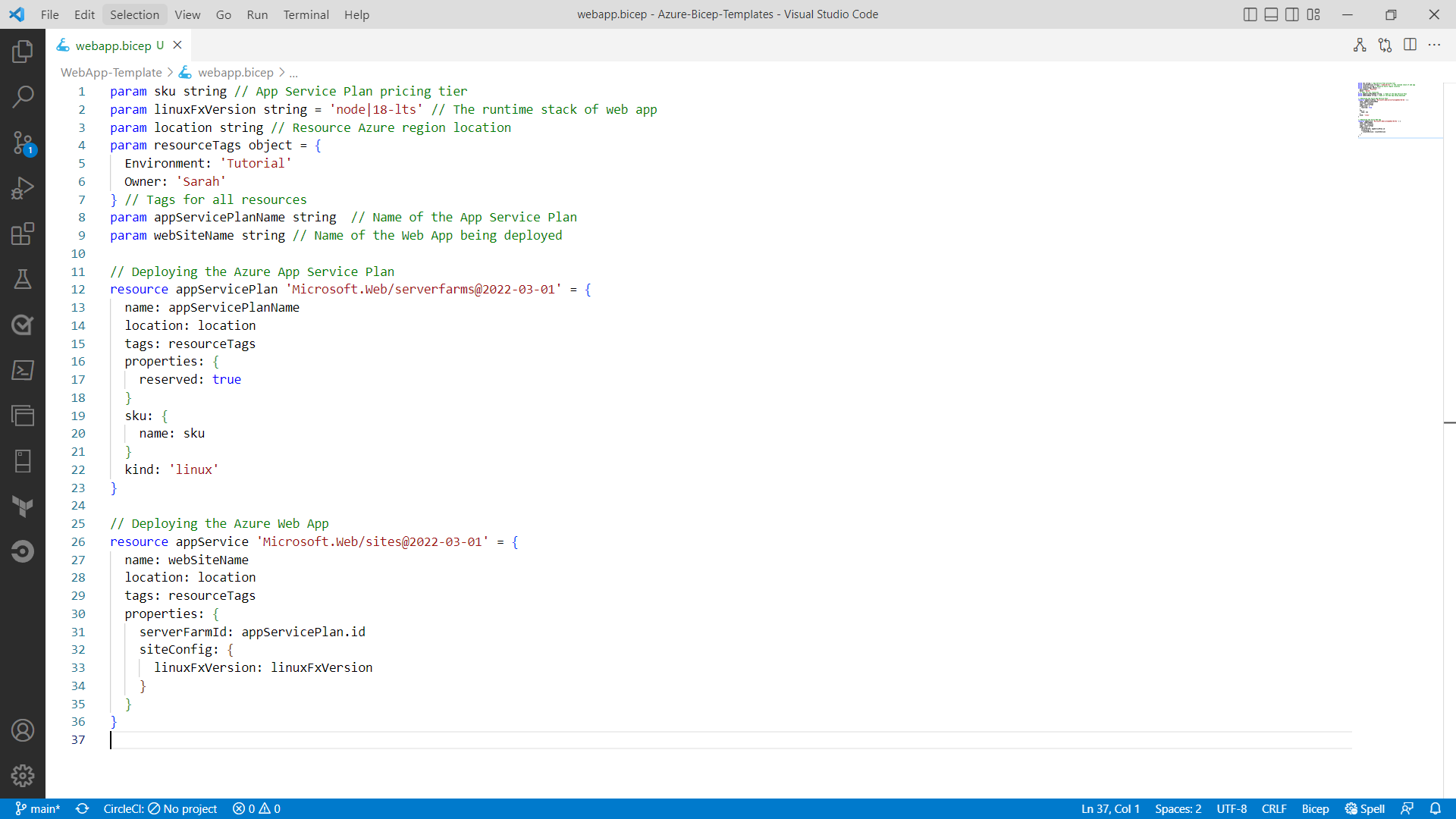 Create your first Azure Bicep Template Create your first Azure Bicep Template