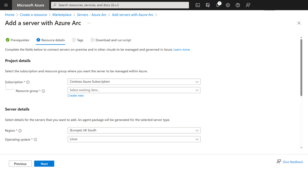 Register and Manage Linux Servers with Azure Arc Tutorial
