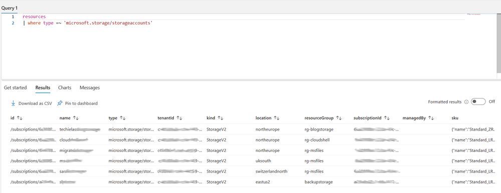 Getting started with Azure Resource Graph