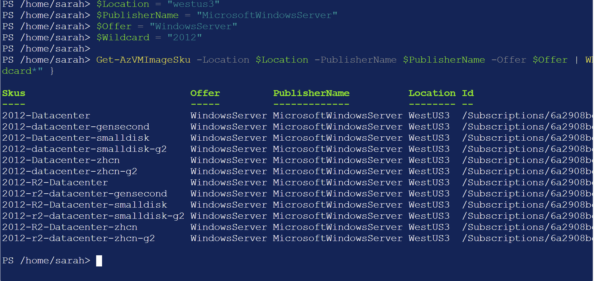 How to check if an Azure Marketplace image is marked for deprecation