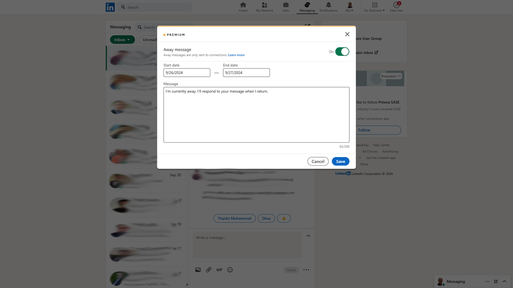 How to Set an Away Message on LinkedIn: A Step-by-Step Guide