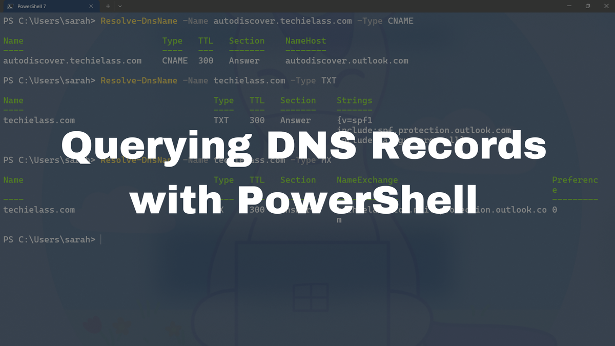 Querying Dns Records With Powershell 4563