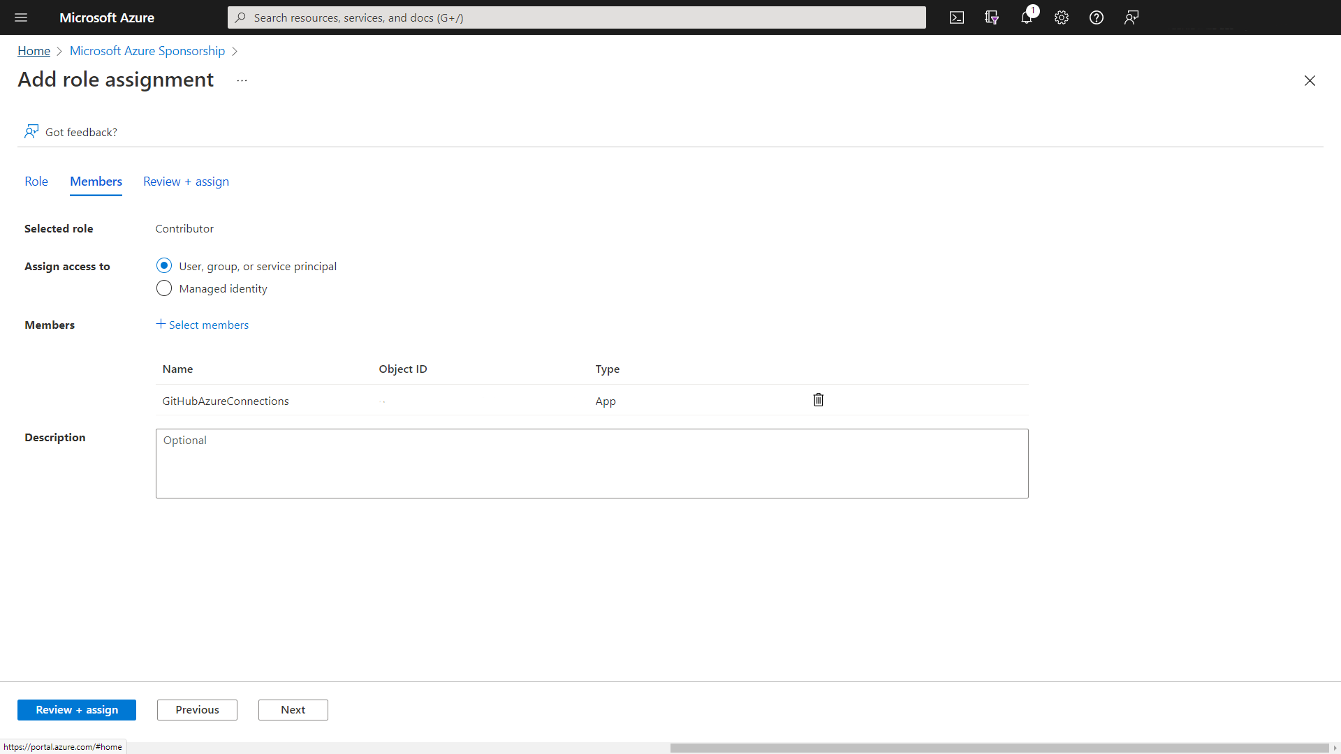 Create Azure Credentials For Use In Github Actions