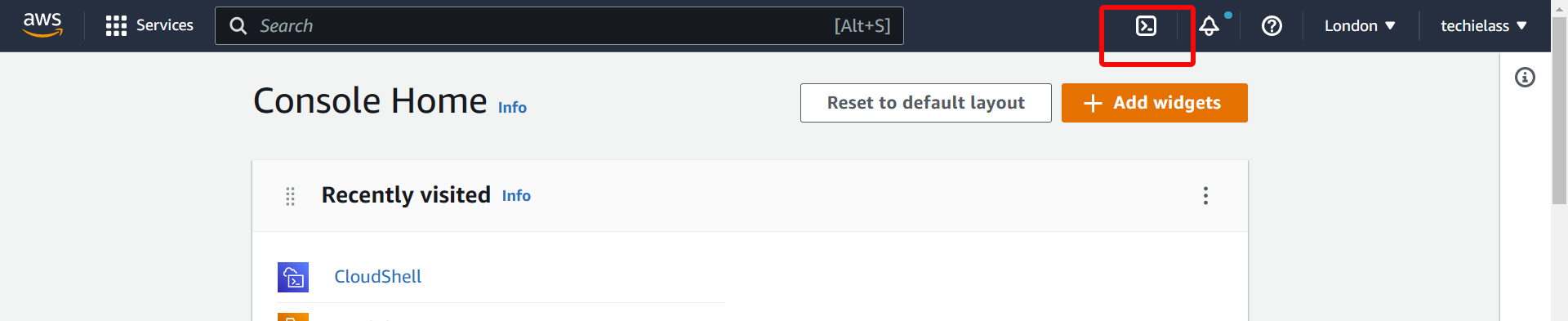 Install Terraform in the AWS CloudShell