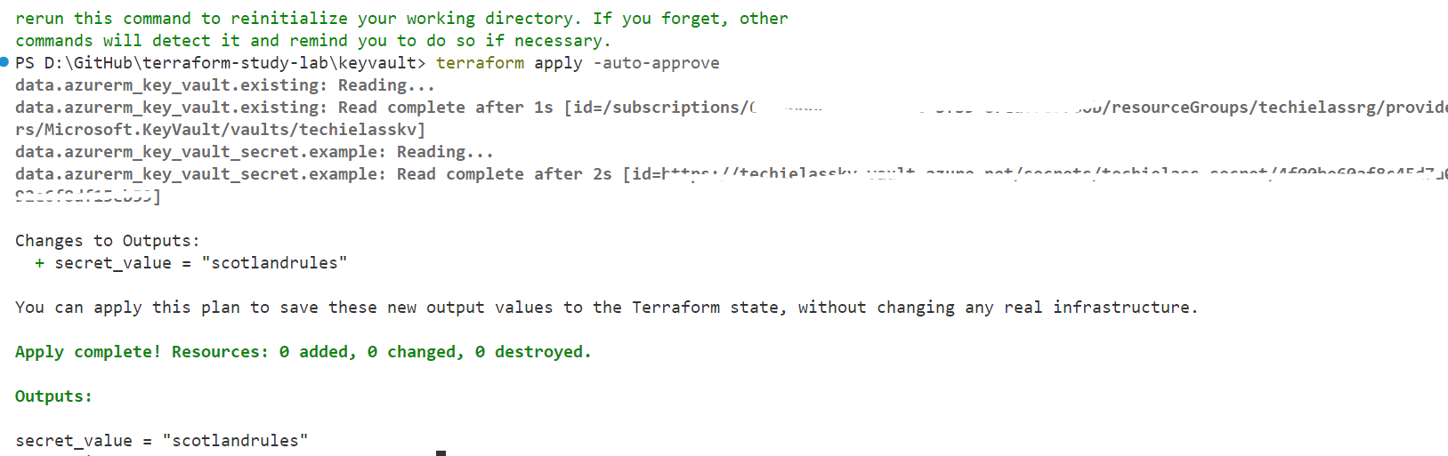 Using Terraform With Azure Key Vault To Retrieve Secret Values