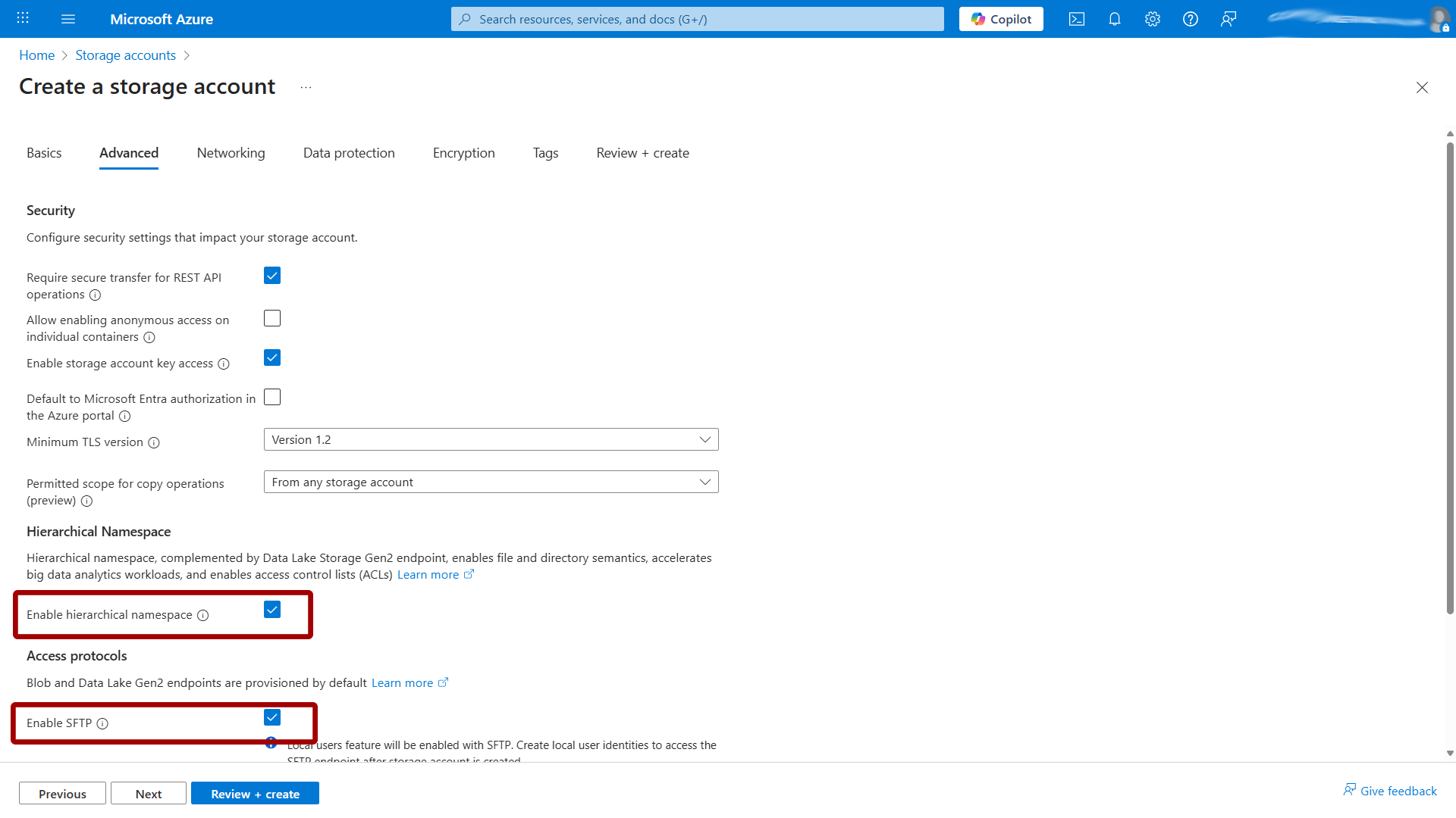 How to set up SFTP in Azure