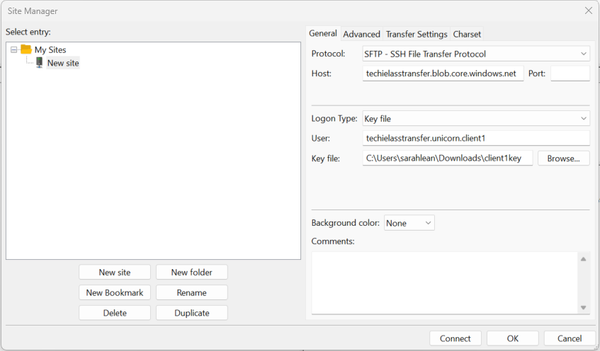 How to set up SFTP in Azure
